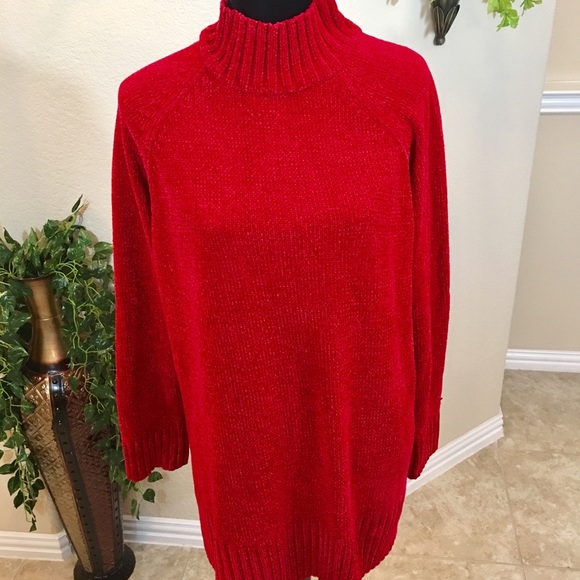 Express | Sweaters | Thick Long Sleeve Sweater Red Xl | Poshmark